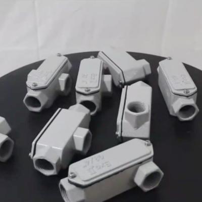 China Factory Direct Sales Explosion Proof Aluminum Junction Boxes Wire Threading Box for sale