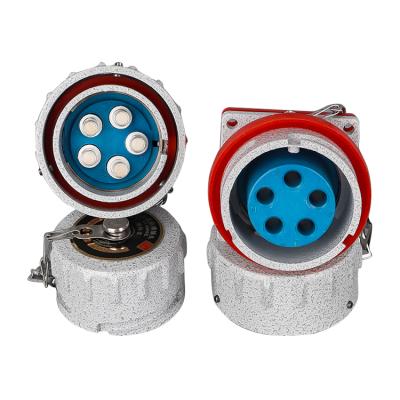 China Non-spark Fixed Plug Socket 3P 4P 5P 15A 25A 60A 100A 150A 300A Explosion-proof Industrial Plug for sale