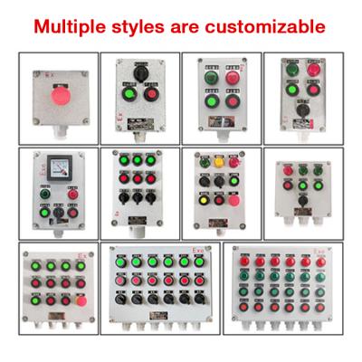 China BAXITExplosion Proof Operation Panel  Explosion-Proof Control Push Button Switch signal Lamp Control Box Exe Exd IIB IIC  for sale