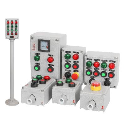 China Explosion-Proof Operation Panel Aluminum Alloy Box Hanging Vertical IP66 WF2 Dustproof and Anti-corrosion Control Box for sale