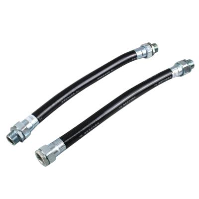 China ATEX Flexible Conduit Explosion-Proof Flexible Rubber Hose Threaded Metal Connection  Custom Cutting Service for sale