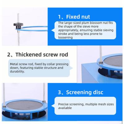 China Factory Price 1-7 Layers 200mm 300mm 400mm Standard Test Lab Sieve Shaker Vibration Testing Machine for sale