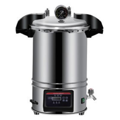 China Lab Portable Digital Electric Heating Pressure Steam Autoclave Sterilizer with Interactive Safety Interlock Device for sale