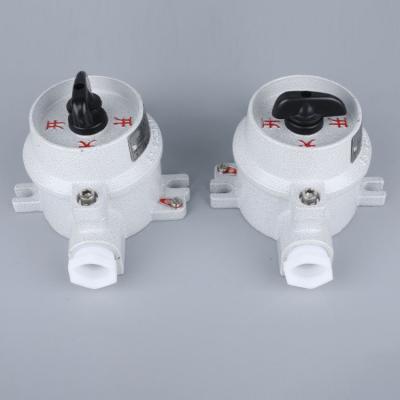 China 10A 220V Aluminum Alloy Explosion Proof Rotary Light Switch SW-10 IP66 for sale