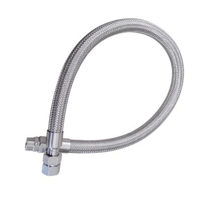 China DN32 304 Stainless Steel Corrugated Tube Hose Steel Wire Braid Tube Metal Industrial High Temperature Explosion-Proof for sale