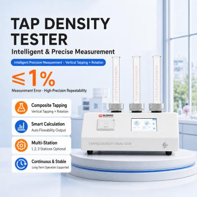China Automatic Tapped Density Analyzer Powder Tapped Density Tester for Cement Talcum Powder Coating Powder Test for sale