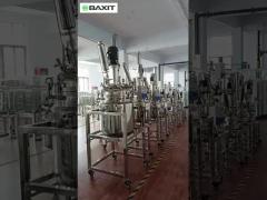 Reator químico de aço inoxidável de dupla camada de 10L para recipientes de alta pressão de laboratório