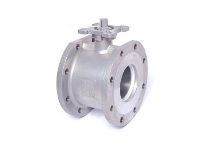 China Wafer type Ball Valve Stainless Steel Full Port with ISO5211 Mounting Pad for sale