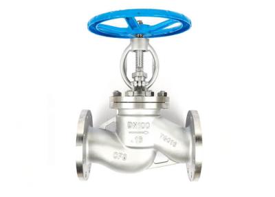 China Flanged Cast Steel Globe Valve Straight Globe Stop Valve DIN3356 1.4301 DN100 PN16 for sale
