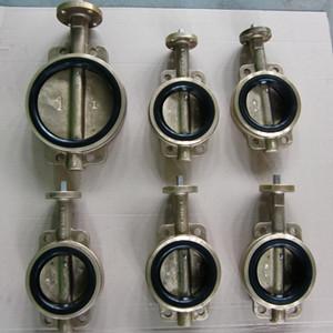 China EPDM Seated Wafer Type Butterfly Valve  8 Inch DIN Water Butterfly Valve for sale