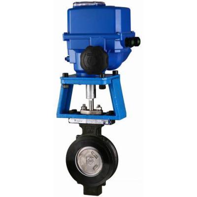 China 300LB Wafer Type Butterfly Valve Electric Actuated Butterfly Valve  CS SS AS for sale