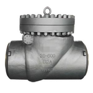 China 28 inch Cast Steel Check Valve BS 1868 ASTM A217 C12A CL600 BW Ends for sale