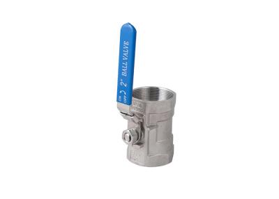 China Single Piece WOG Ball Valve Threaded With Locking Device Low Pressure for sale