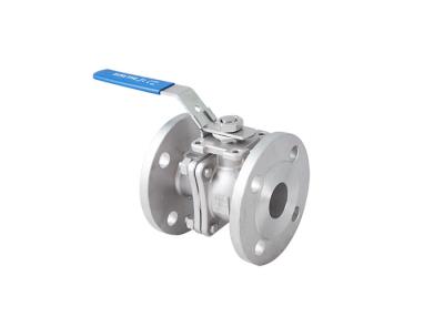 China DIN Floating Flanged Ball Valve 1.4308 1.4408 Industrial Ball Valve ISO5211 Pad for sale