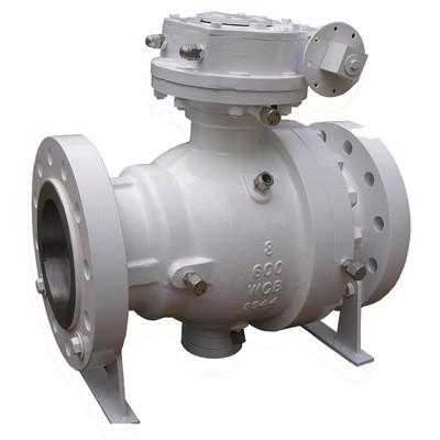 China API6D Full Port Trunnion Type Ball Valve  Cast Steel 150LB A216WCB Fire Safe Design for sale