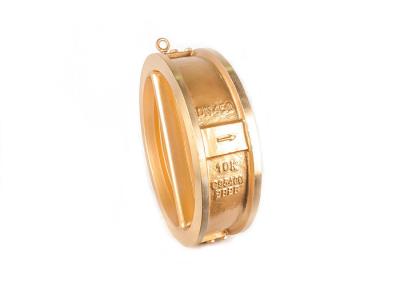 China Aluminium Bronze C95400, dual plate wafer type swing check valve, double plate,DN450,JIS10K for sale