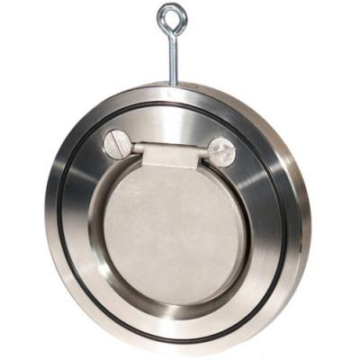 China Thin Single Plate Swing Check Valve Wafer Type 6IN 150lb PN16 Soft Seat for sale