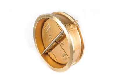 China Twin Plate Wafer Type Check Valve Retainerless Design API594 B148 C95800 CF8M for sale