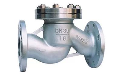 China Stainless steel lift piston check valve,1.4408 body,dn80 flanged to pn16,Din 3356 for sale