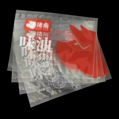 Cina Custom Printed Three Side Seal Bag Nylon Frozen Food Saver Plastic Vacuum Seal Bag For Meat Food in vendita