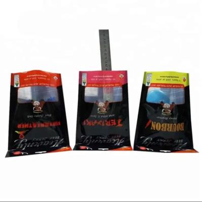 Китай Заказ напечатанный многоразовый вакуумный уплотнитель Zip Lock Snack Food Beef Jerky Packaging Bags продается