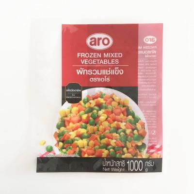 Pour l'emballage alimentaire Sac scellé à trois côtés Sacs d'emballage de fruits et légumes congelés Sacs d'emballage en plastique sous vide Sacs de sandwich personnalisés
