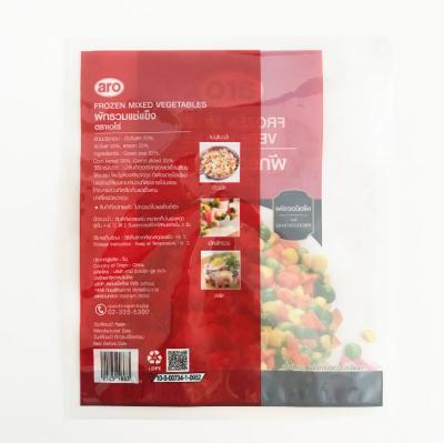 China For Food Packaging Three Side Sealed Bag Frozen Vegetable Fruit Packing Bags Vacuum Plastic Customized Custom Sandwich Bags for sale
