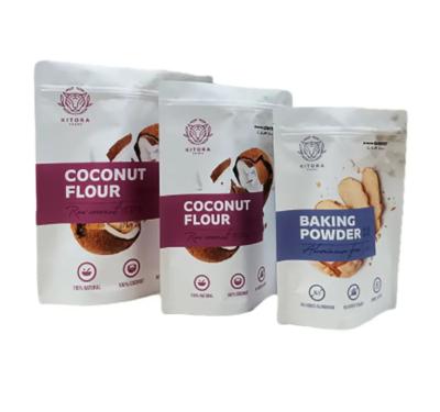 China Heat Seal Food Grade Custom Printed Foil Bags Food Storage Zipper Packaging Bag Food Stand Up Bag for sale