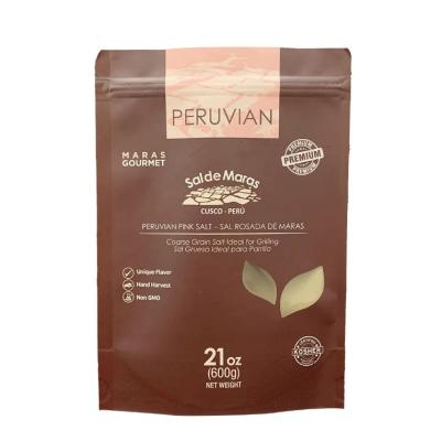 China Kraft Paper Sachet Stand Up Pouch Kraft Paper Bag With Window, Sachet Kraft Stand Up Paper Pouch for sale