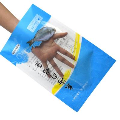 中国 カスタマイズされた印刷、ヒートシール、ラミネート加工、漏れ防止ナイロンフラットバッグ、プラスチック肉および魚冷凍食品包装、真空バッグ 販売のため