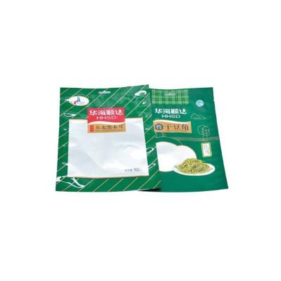 Sacchetto di imballaggio con cerniera sigillata a 3 lati in plastica può essere personalizzato, sigillato termicamente e sigillato nuovamente ed è un sacchetto di imballaggio alimentare piatto