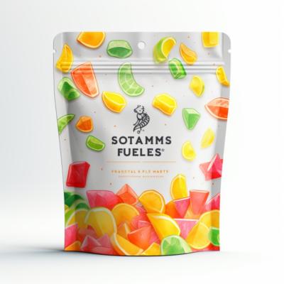 China Laminated Material Eco-Friendly Gummy Bag Upright Bag Packaging 100% Recyclable High-Quality Moisture-Proof for sale