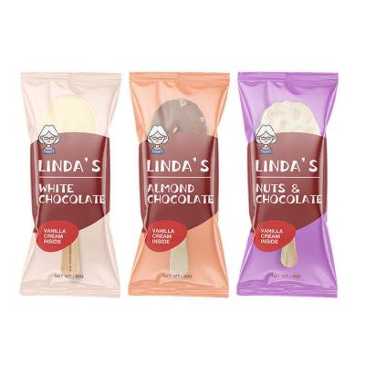 China Custom Printed Food Packaging Plastic Roll Film Ice Cream Packaging Aluminum Foil Laminated Roll Film for sale