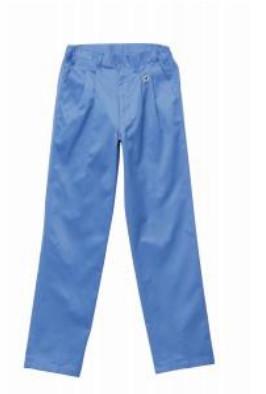 Cina Pantaloni blu-chiaro del cotone 35% del poliestere 65% in vendita