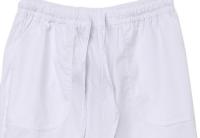 China Elastic Waist Draw String White Chef Pants for sale