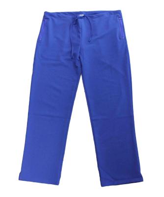 China 155 GSM Polyester 65% Cotton 35% Medical Suit With Rope Unisex  Blue Trousers Anti-bacteria Wrinkle-free for sale