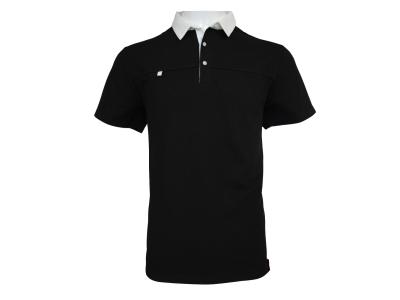 Maglietta di Mesh Fabric Lapel Men Polo del piquè di T/C 65%/35%