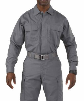 Cina ignifugo 260G vestito da lavoro la saia 100% del cotone 2/1 di camicia lunga della manica degli uomini in vendita
