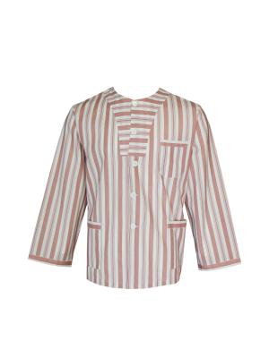 China 195 GSM CVC Katoenen 60% Polyester 40% schrobt de Medische Stijl van Slijtagestrepen met Knopen Te koop