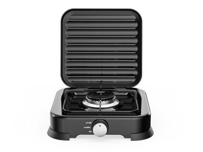 China Customized Portable Single Oven Gas Cooker Camping Hot Plate Stainless Steel Gas Stove for sale