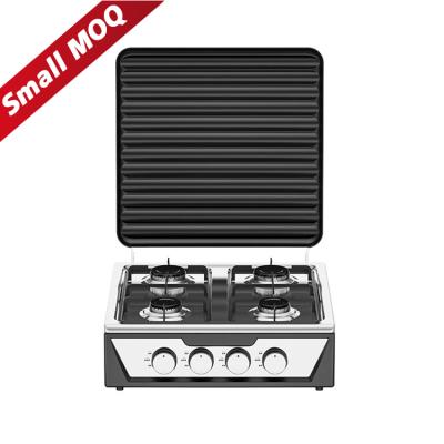 China Outdoor Travelling Four Burner Gas Stove Environmental Protection 4 Burner Camping Stove for sale