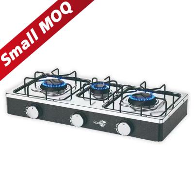 China Home Stainless Steel Gas Stove 2 Burner Cook Top Eco Friendly Fire Adjustable for sale