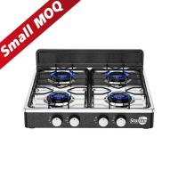 Quality Kitchen Stainless Steel Gas Stove Portable Four Burner Gas Cooker Camping for sale