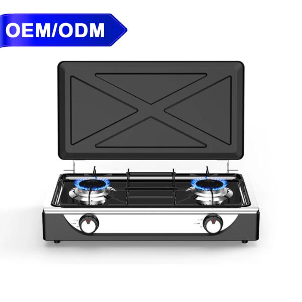 Quality Adjusted Fire Power Camping Double Burner Stove LPG Gas Portable Easy Operation for sale