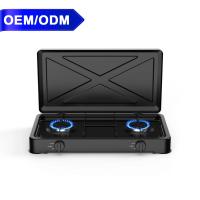 Quality Aluminum Tabletop 2 Burner Gas Cooktop For Household And Outdoor Camping for sale