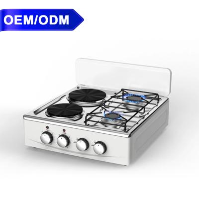 China Household 1000W Electric Gas Stove With 2 Electric Cooker And 2 Burner Cooker for sale