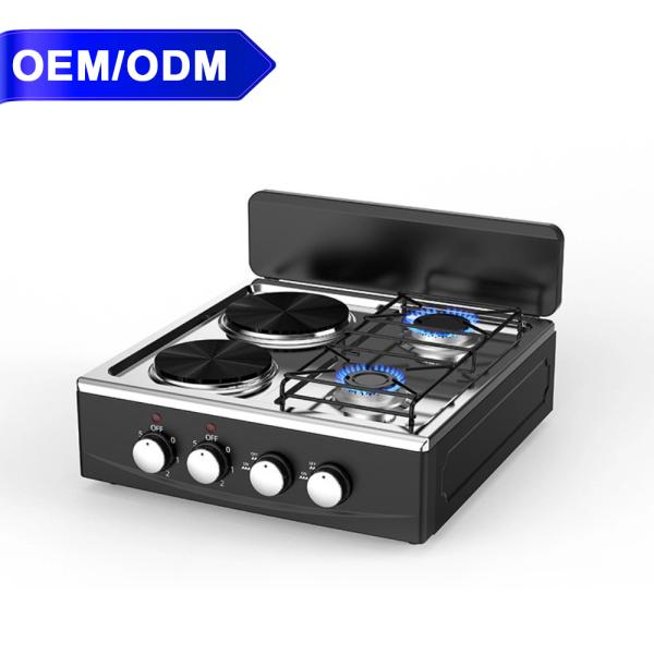 Quality 1000W Home Cooking Four Burner Gas Stove Supplier Kitchen Electric And Gas Cooktop for sale