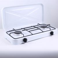 China Commercial Double Burner Gas Stove 2 Burner with Precise Temperature Control Durable Knobs for sale