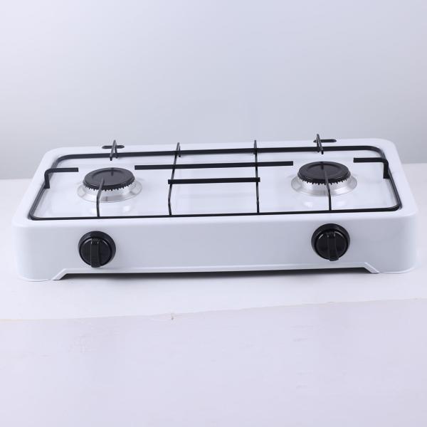 Quality Portable Double Burner Gas Stove Designed for Outdoor Cooking and Catering Events with Safety Features and Quick Heat Distribution for sale
