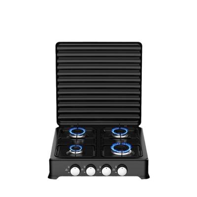 China Professional Four Burner Gas Stove Providing Consistent Heat Output and Durable Build for Long Lasting in Food Industry for sale